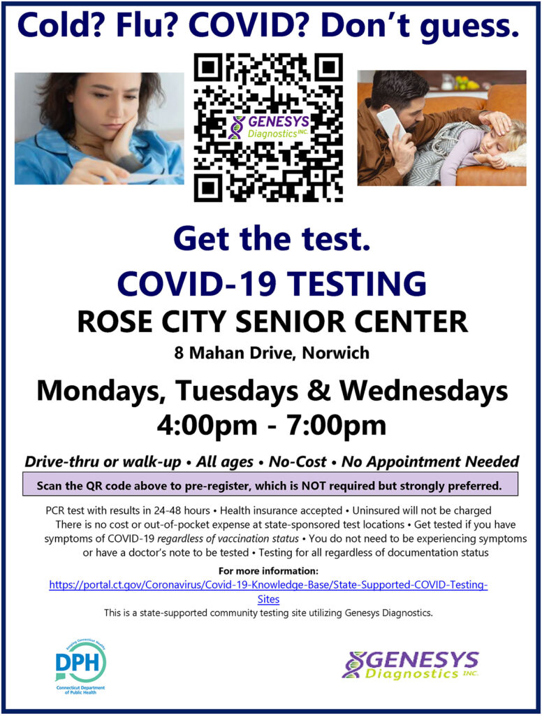 COVID-19 Testing - Uncas Health District